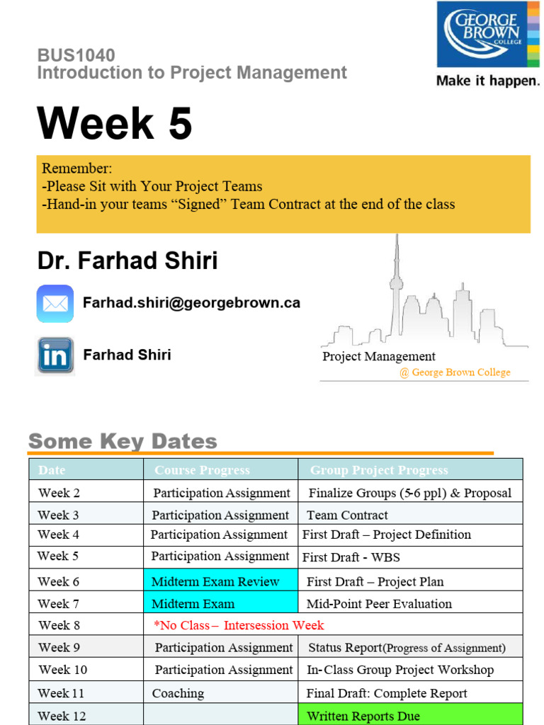 BUS1040 Lecture Week 5 | PDF | Agile Software Development | Project ...