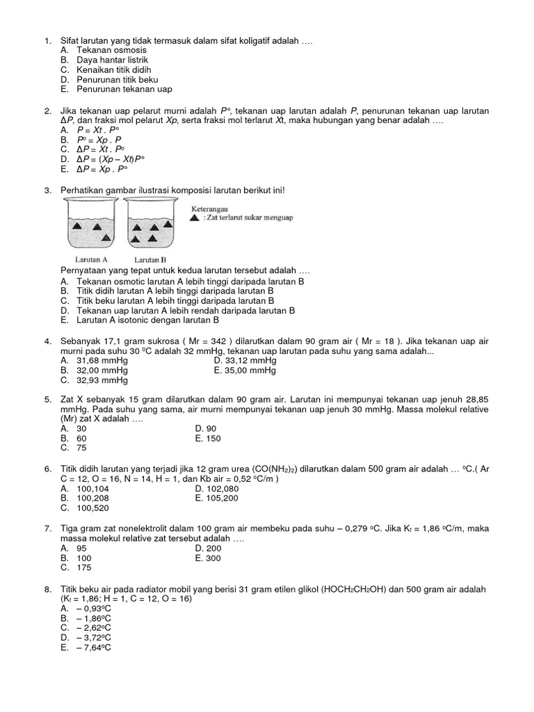 SOAL ATS Sem 1 2023-2024 | PDF