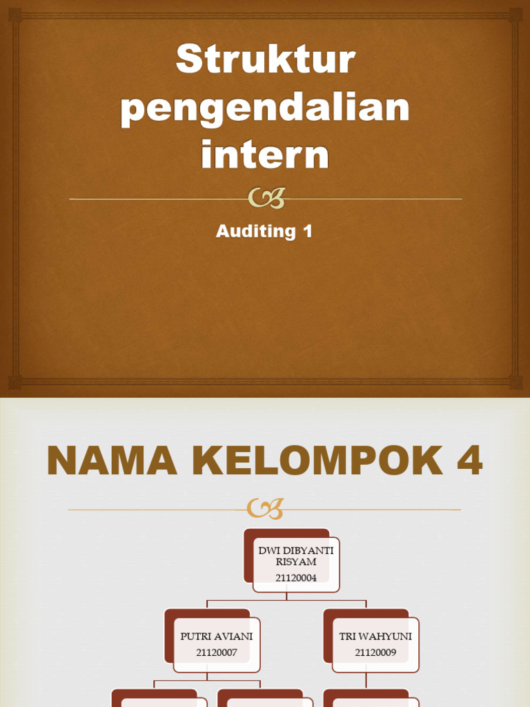 Komponen Pengendalian Intern | PDF