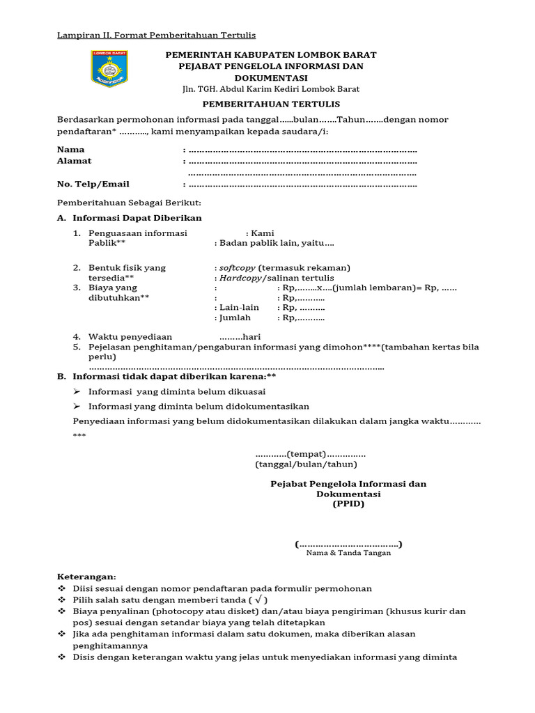 Lampiran Format Informasi | PDF | Politik | Game & Aktivitas