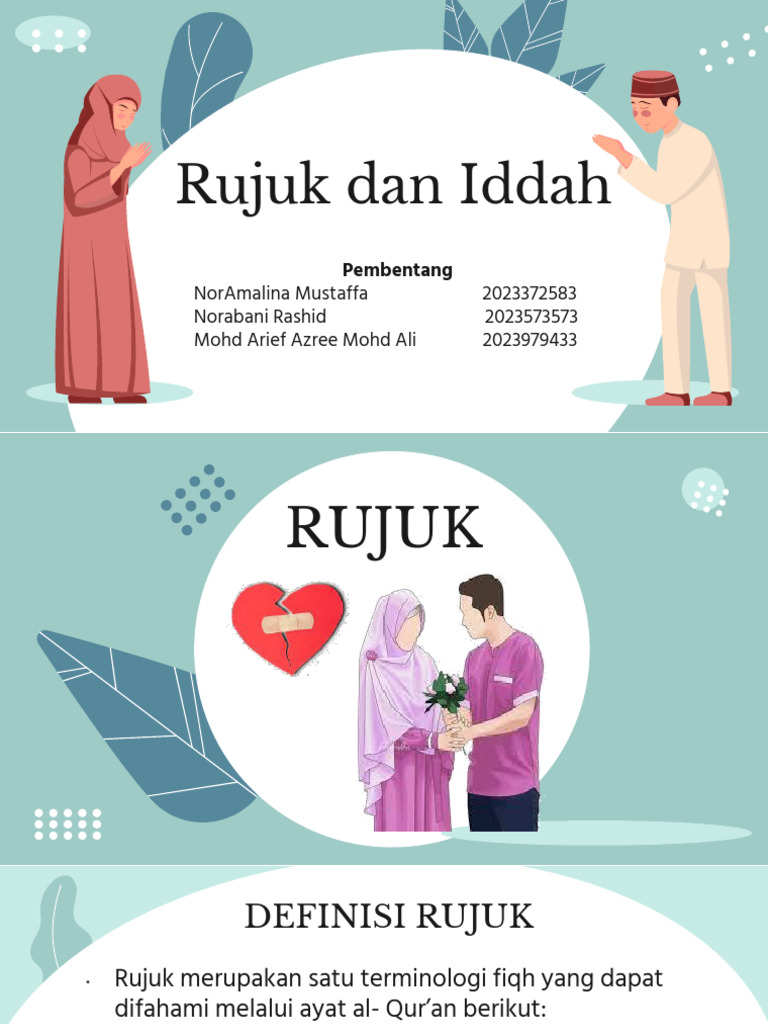 Iddah & Ruju' | PDF