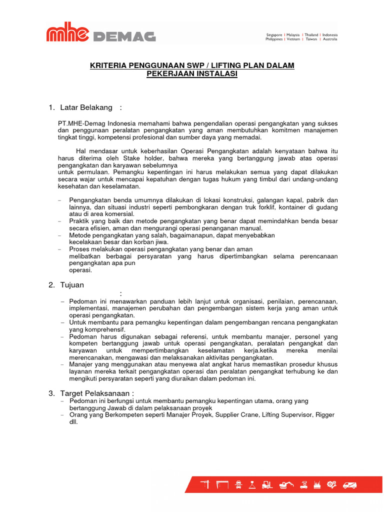 Lifting Plan Category To Release Po Procedure | PDF