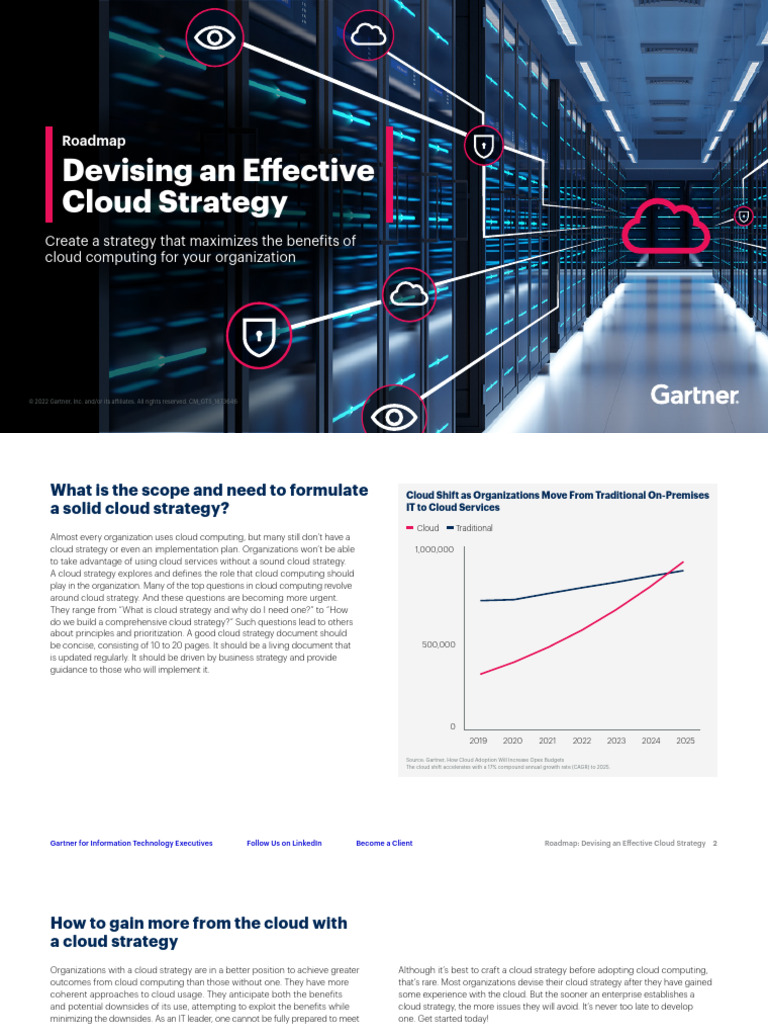 Effective Cloud Strategy Roadmap | PDF | Cloud Computing | Strategic ...