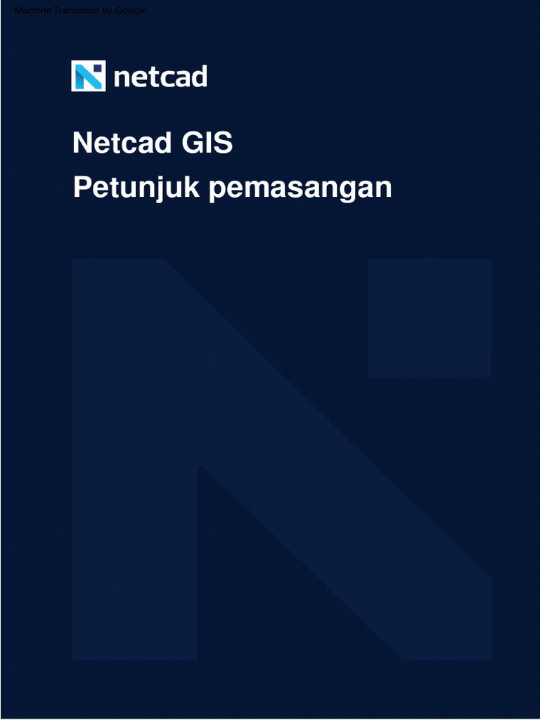 Netcad GIS Installation Guide - S4750.id | PDF | Bisnis | Komputer