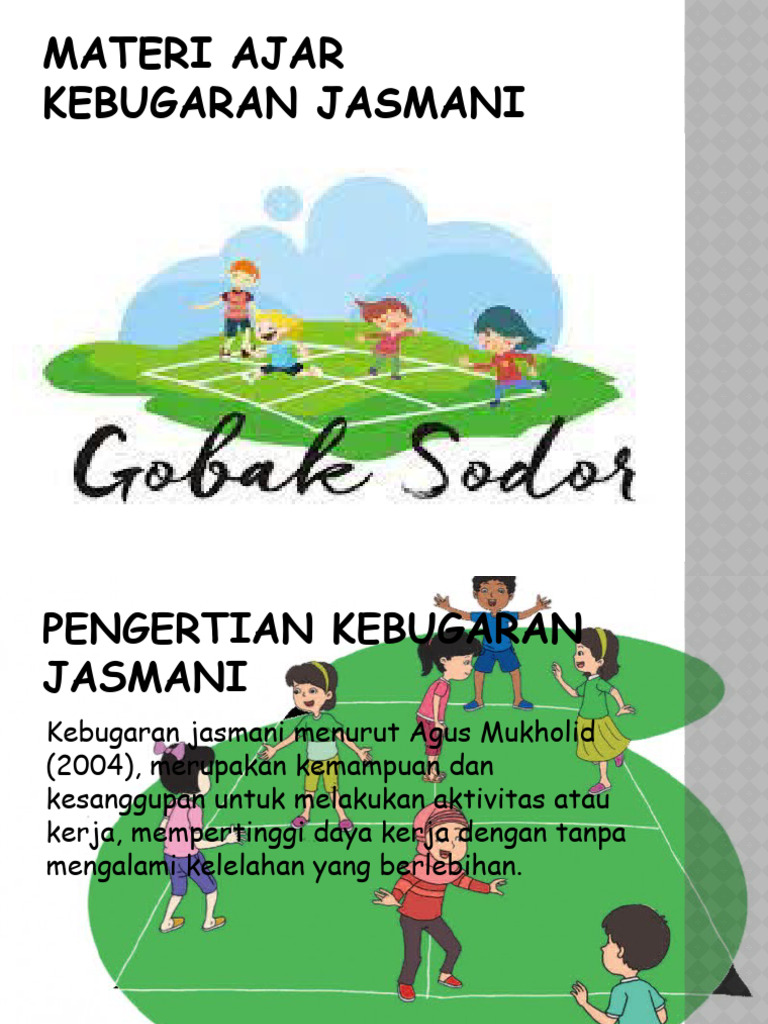 Permainan Tradisional Gobak Sodor | PDF