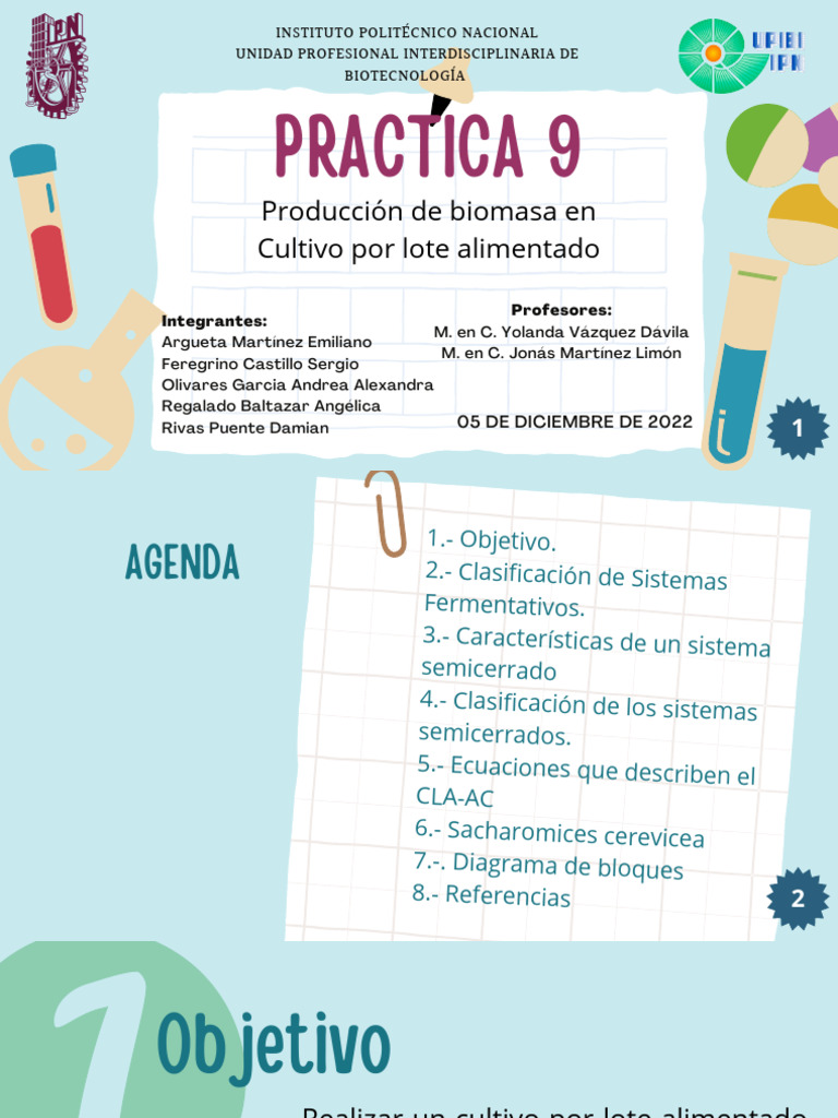 Practica 9: Producción de Biomasa en Cultivo Por Lote Alimentado | Descargar gratis PDF ...