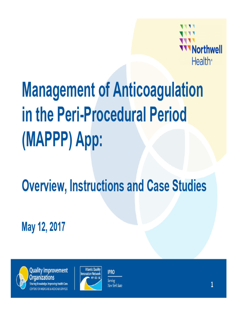508 - MAPPP 2017 Presentation-Final 5-12-17 | PDF | Thrombosis | Medicine