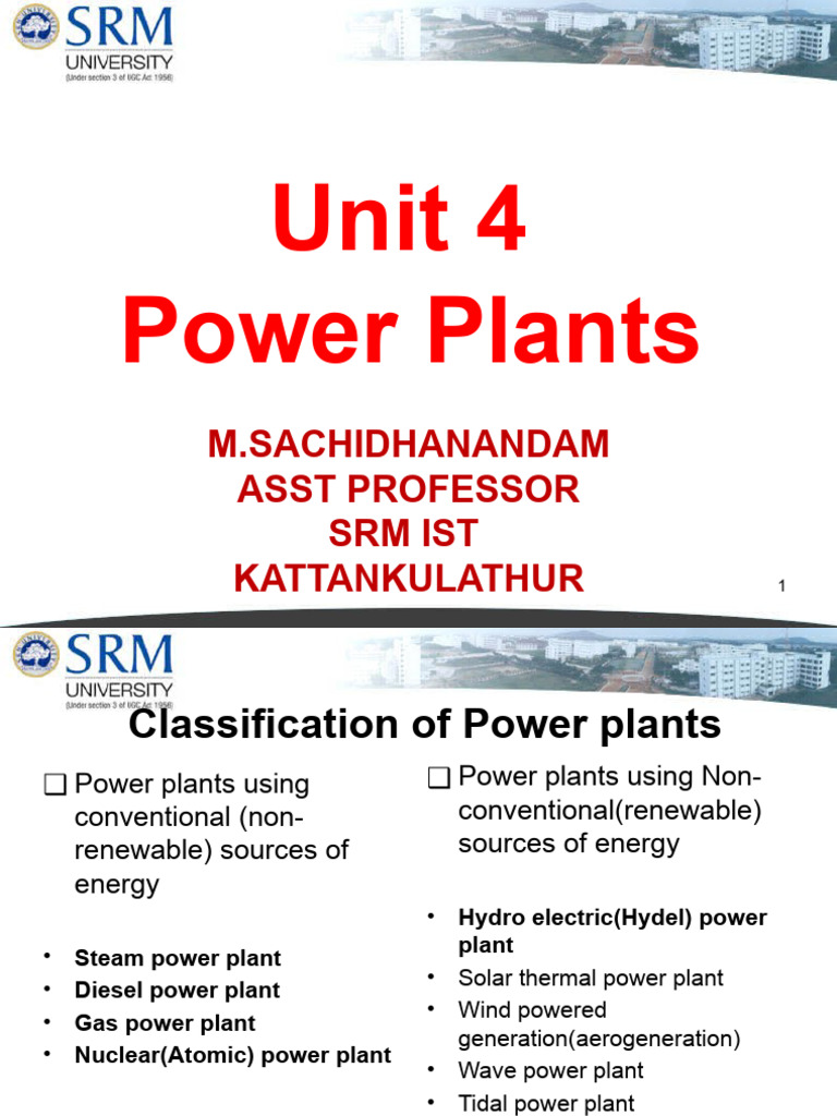 Unit 4 Power Plants | Download Free PDF | Boiler | Nuclear Reactor