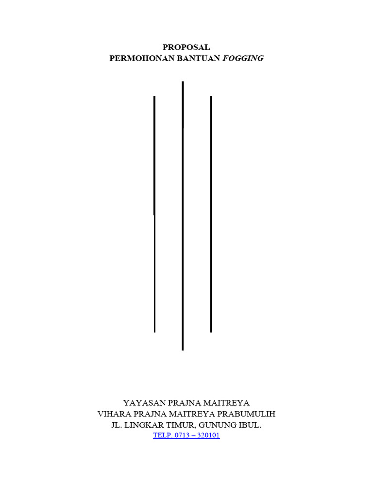 Proposal Kegiatan Fogging | PDF | Pengembangan Diri | Sains & Matematika