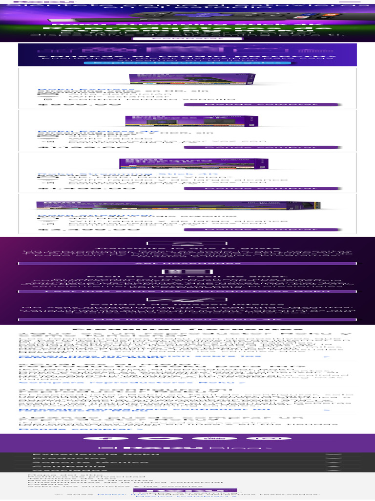 Dispositivos y Reproductores de Streaming de Contenido Roku Roku México | PDF | Roku | Streaming ...