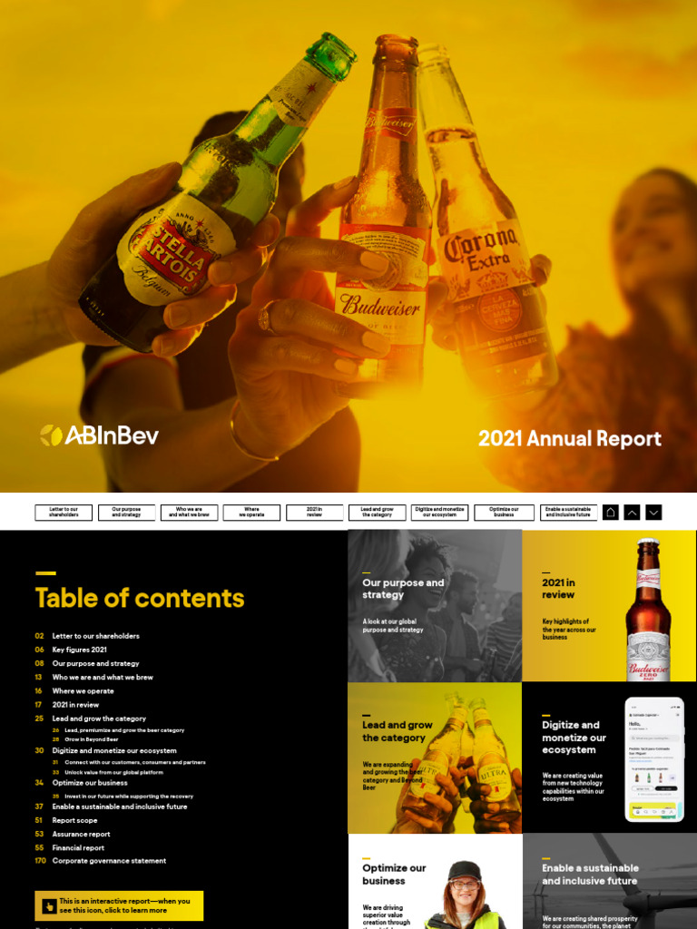 AB InBev - 2021 Annual Report - FINAL | PDF | Sustainability | Brand