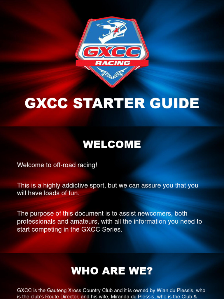 GXCC Starter Guide | PDF | License