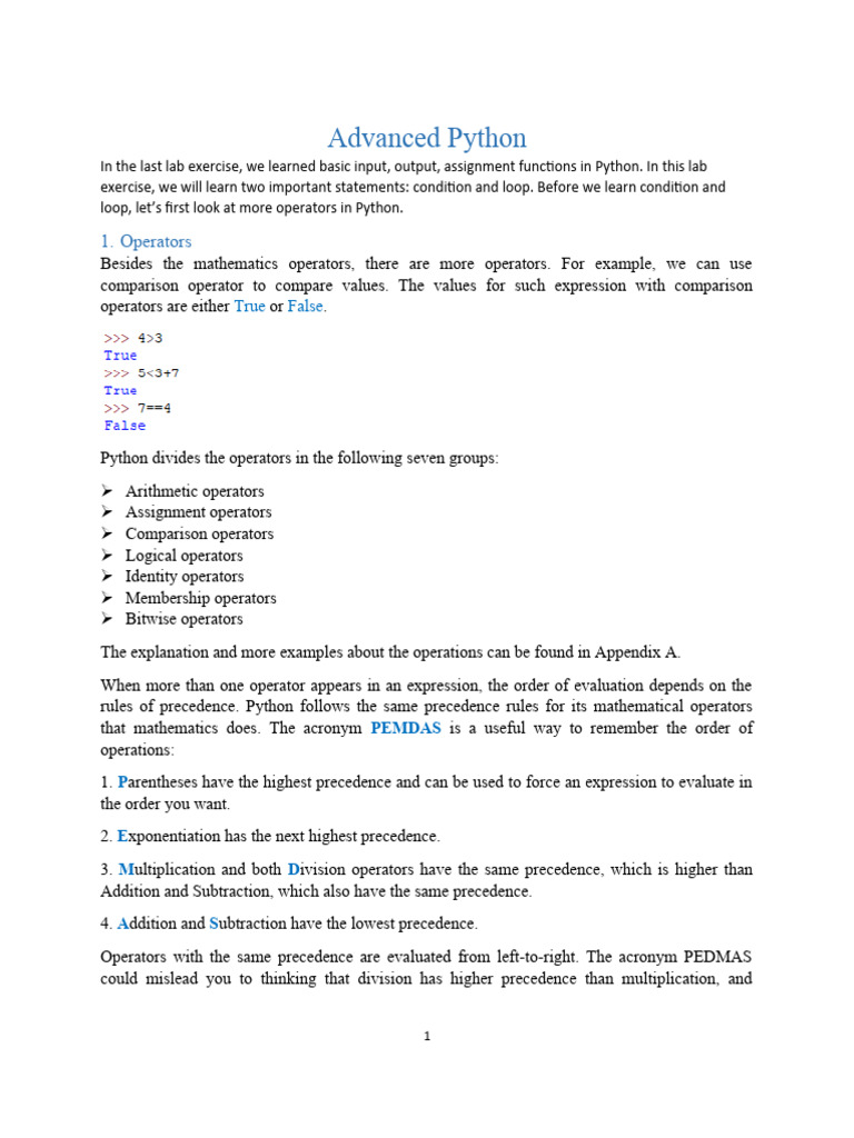 Lab 8 - Python 2 | PDF | Control Flow | Computing Lab 8 - Python 2 | PDF | Control Flow | Computing