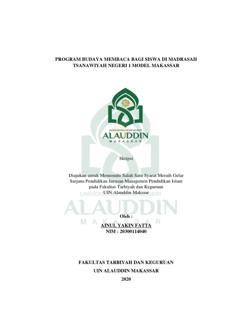 Ainul Yakin Fatta | PDF | Karier & Perkembangan | Agama & Spiritualitas