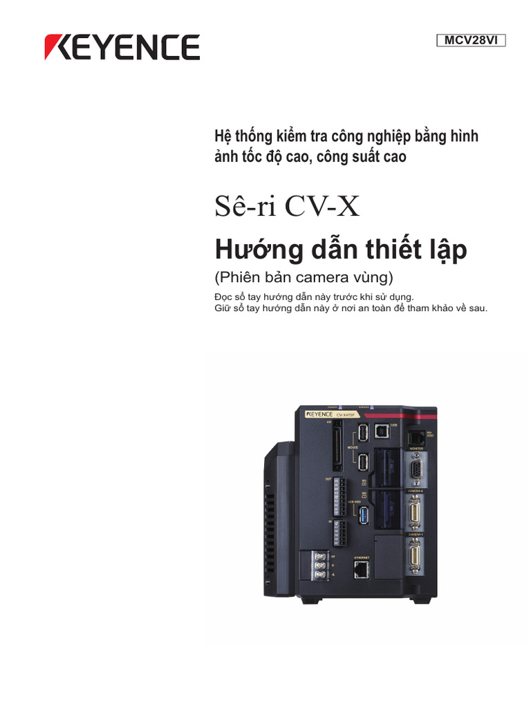 CV-X Series Setup Manual - VNM | PDF