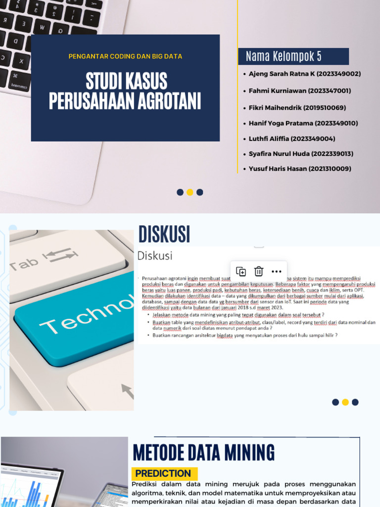 Tugas 2 - Kelompok 5 - Coding Dan Big Data | PDF | Teknologi & Rekayasa