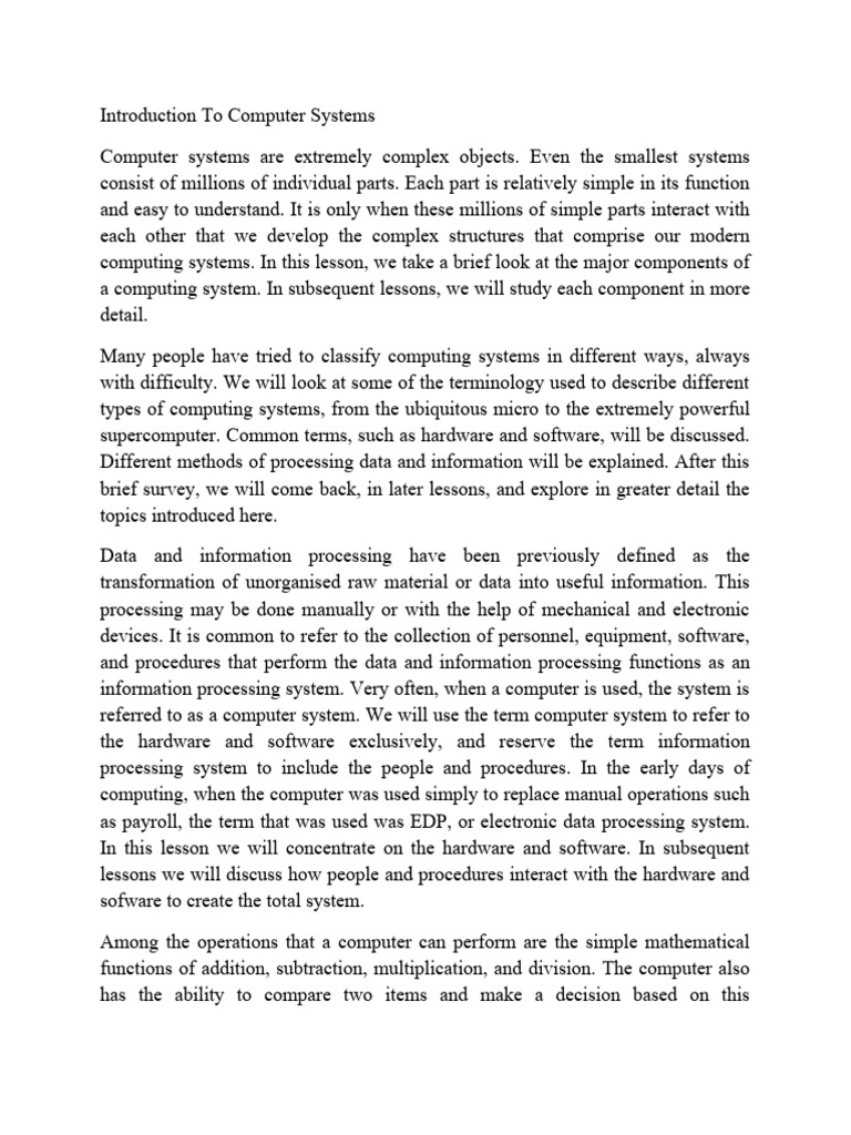 Paper 1 - Introduction To It | PDF | Computer Data Storage | Information Security