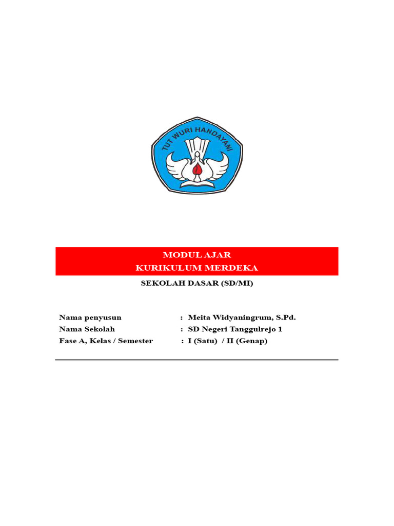 Modul Ajar Pendidikan Pancasila Modul Ajar Pendidikan Pancasila Kelas