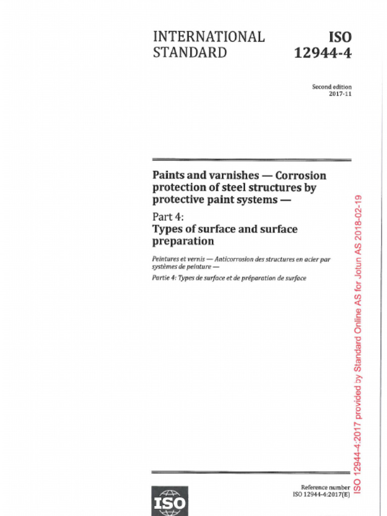 Iso 12944-4-2017 | PDF