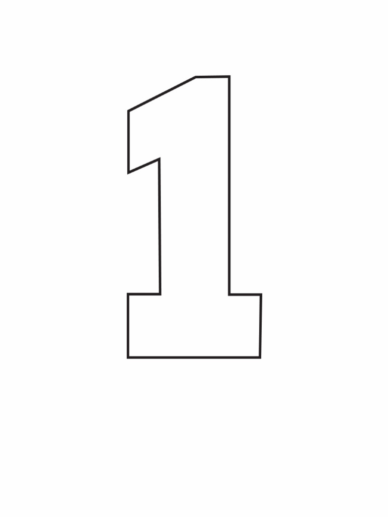 Parking Numbers Outline | PDF