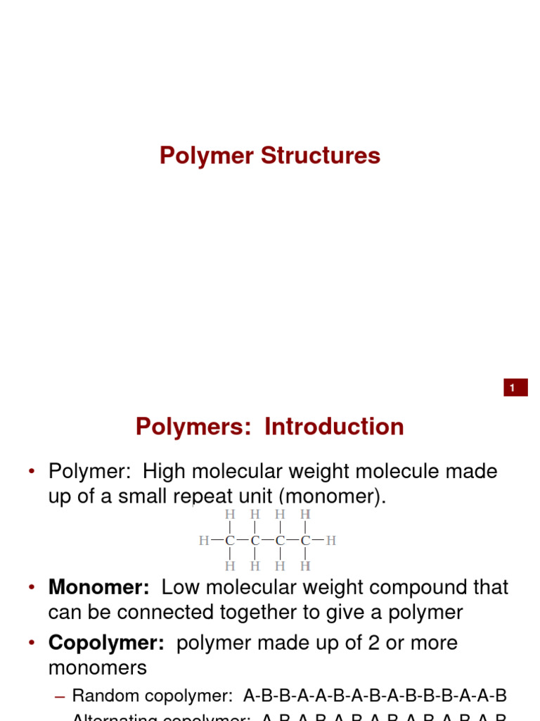 9 Types of Polymers | PDF | Polymers | Polyethylene