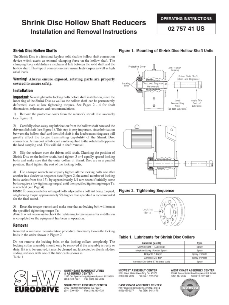 Shrink Disc | Download Free PDF | Equipment | Tools