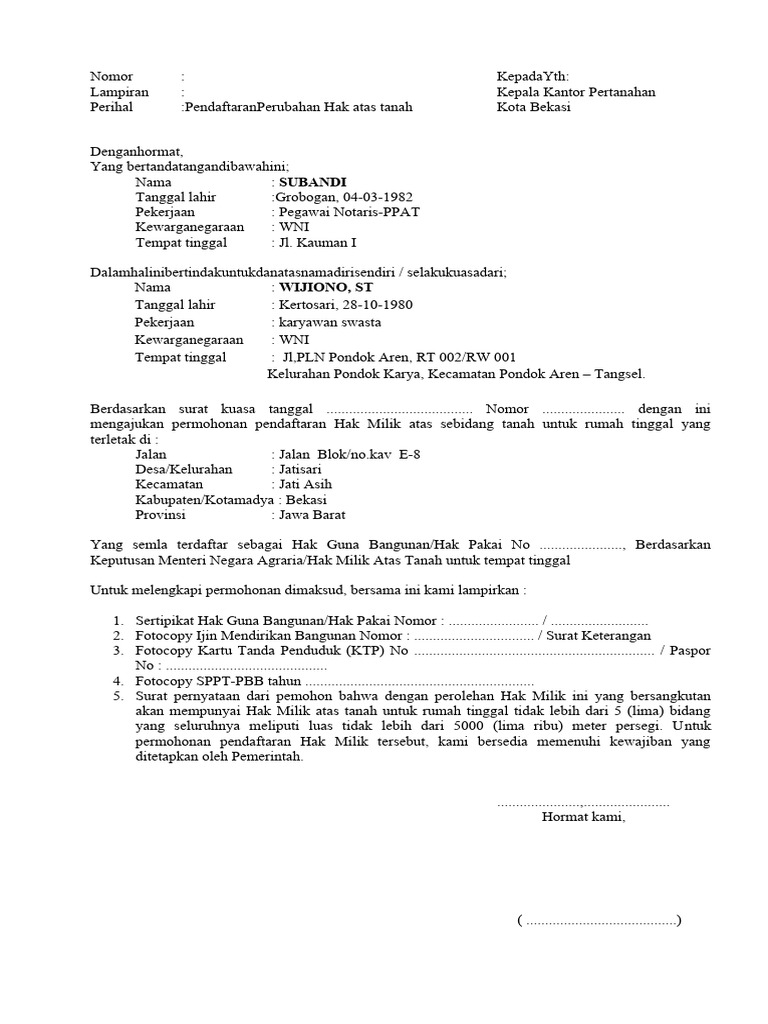 DRAFT Lampiran 13 Srie Atikah, SH | PDF