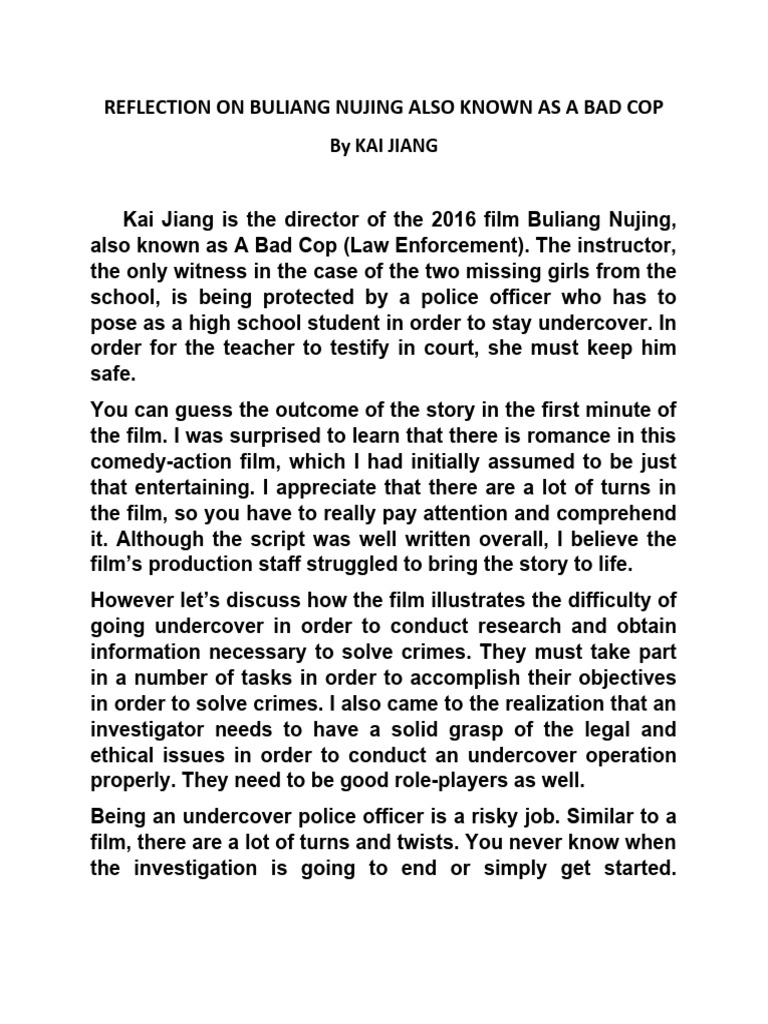 Lea 2 Reflection | PDF | Mystery, Thriller & Crime Fiction