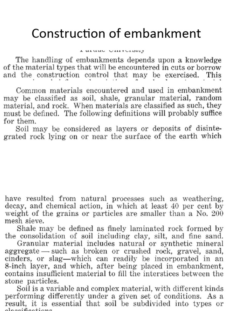 Construction of Embankment | PDF | Bridge | Deep Foundation