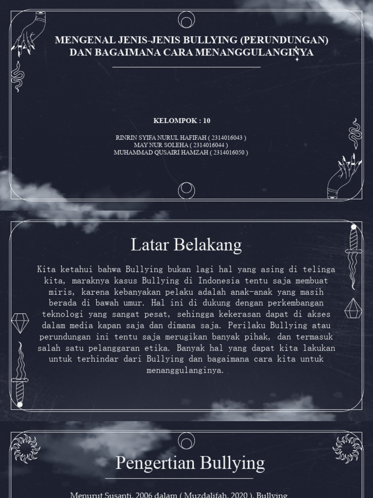 Jenis dan Solusi Bullying | PDF