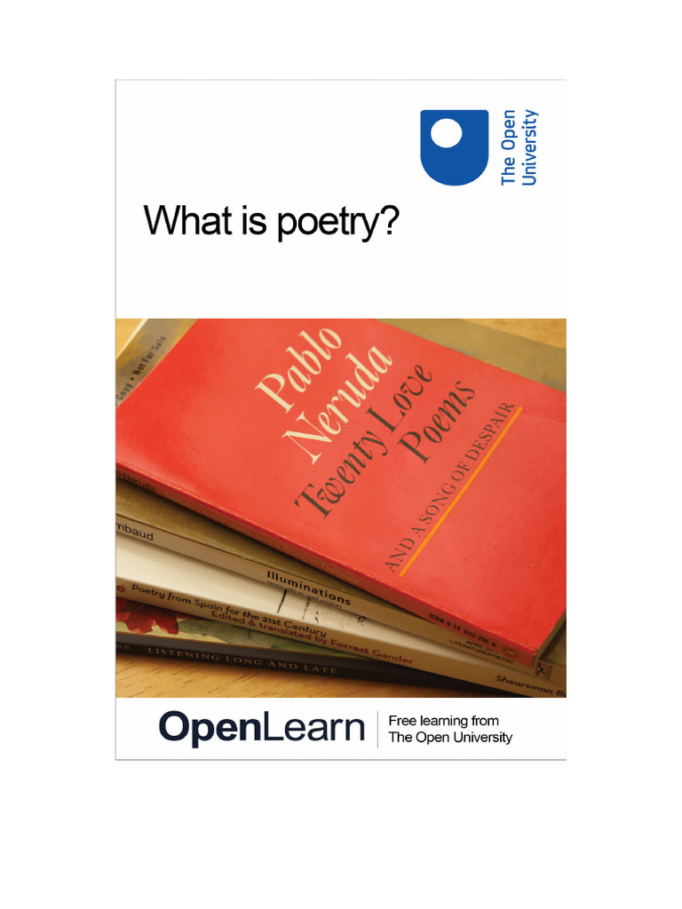 What Is Poetry | PDF | Poetry | Creative Commons License