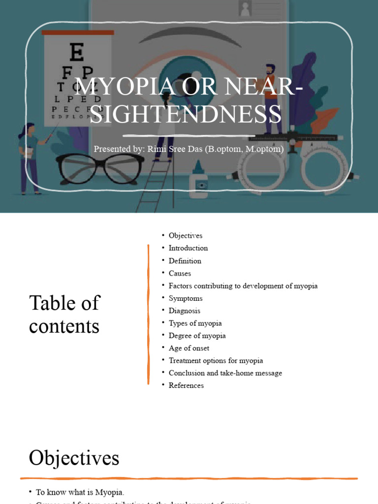 MYOPIA | PDF | Contact Lens | Cornea