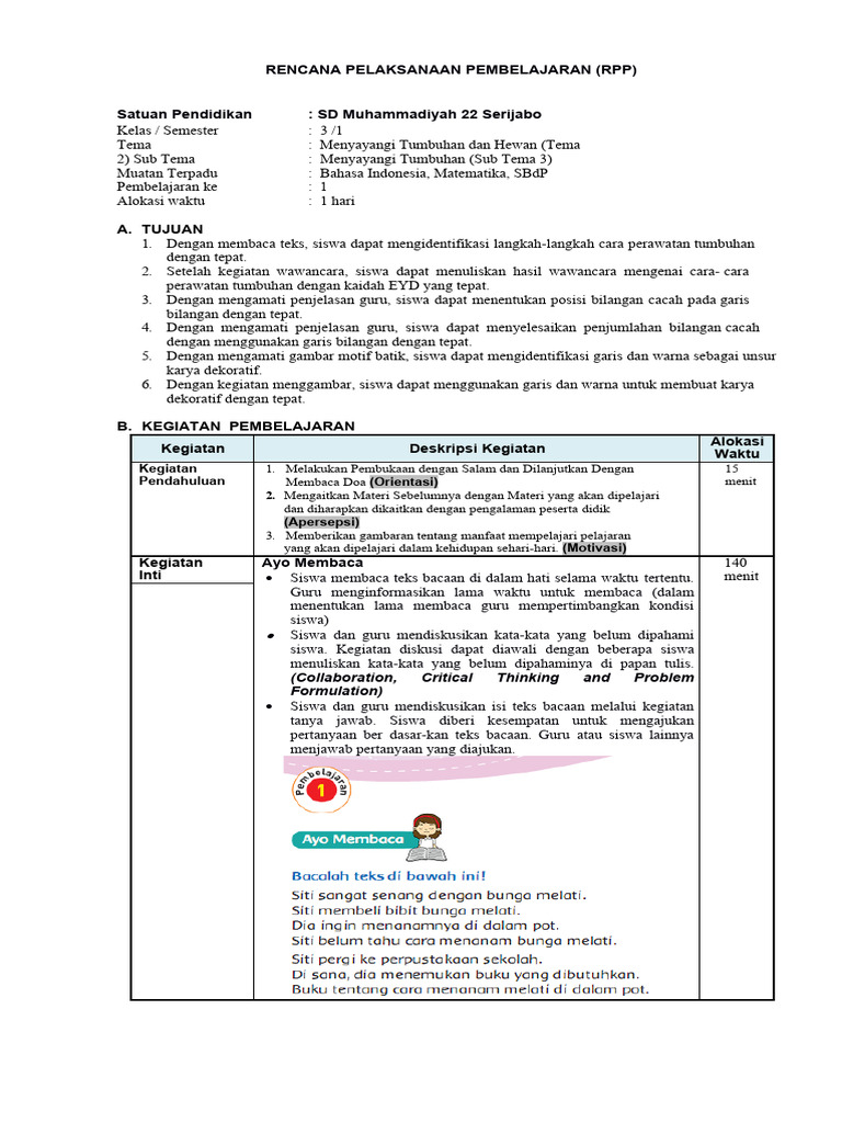 RPP, Peta Konsep, Silabus | PDF