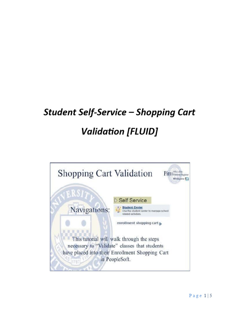Shopping Cart Validation (FLUID) | PDF