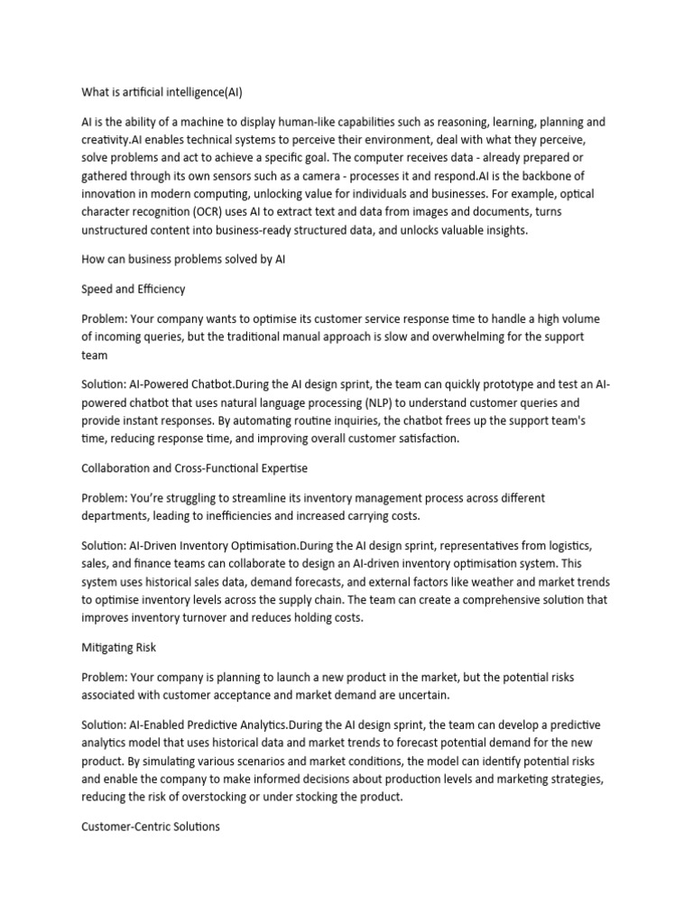 MIS Assignment | PDF | Artificial Intelligence | Intelligence (AI) & Semantics