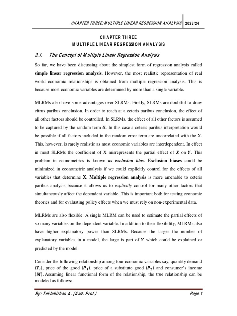 CH 3 Multiple Linear Regression Analysis Autosaved Recovered | Download ... CH 3 Multiple Linear Regression Analysis Autosaved Recovered | Download ...