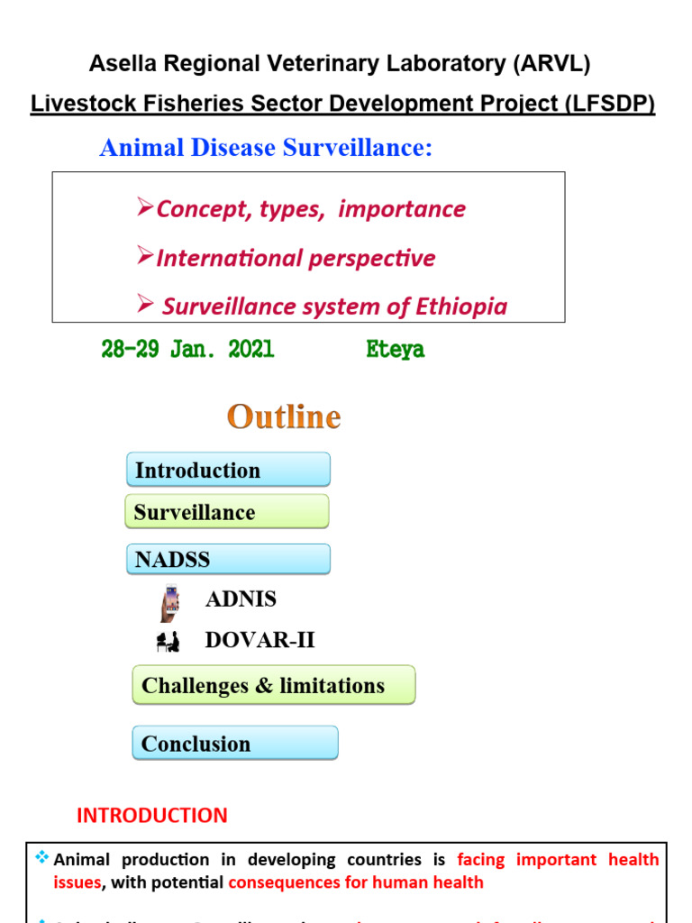 NADSS Training Iteya 2021 | PDF | Infection | Epidemiology