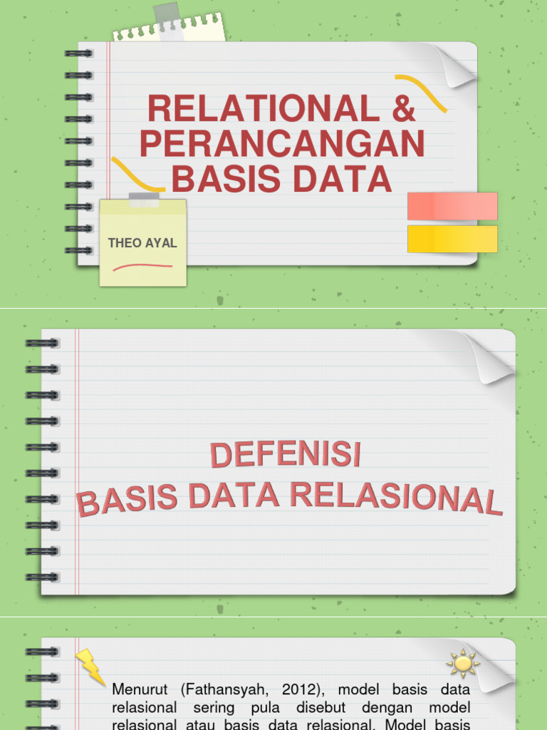 Struktur dan Elemen Basis Data Relasional | PDF