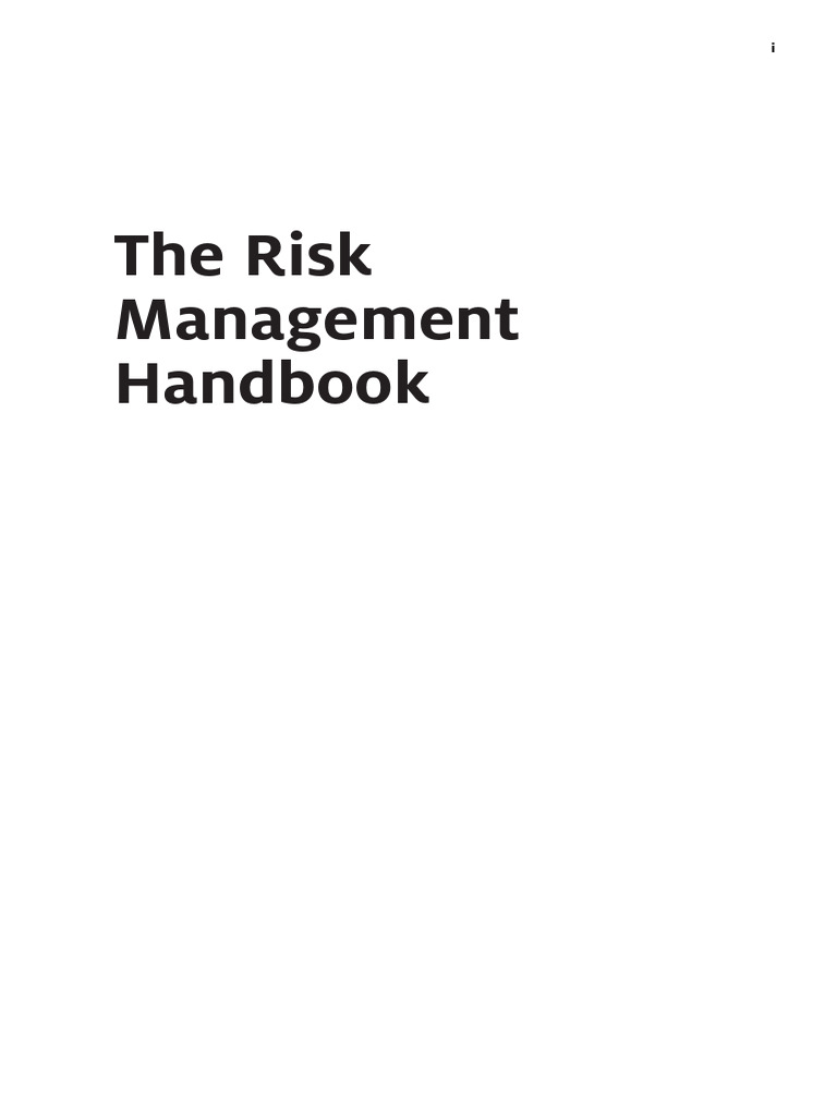 David Hillson (Editor) - The Risk Management Handbook - A Practical ...
