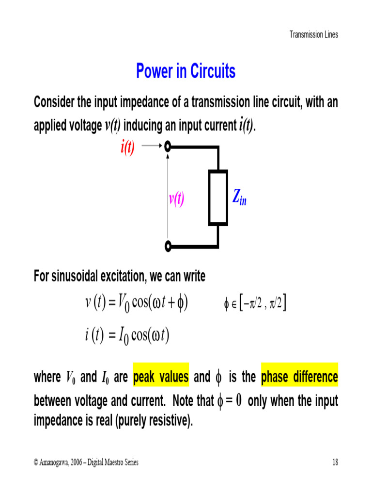 B-Tutorial - Power in Circuits | PDF | Ac Power | Quantity