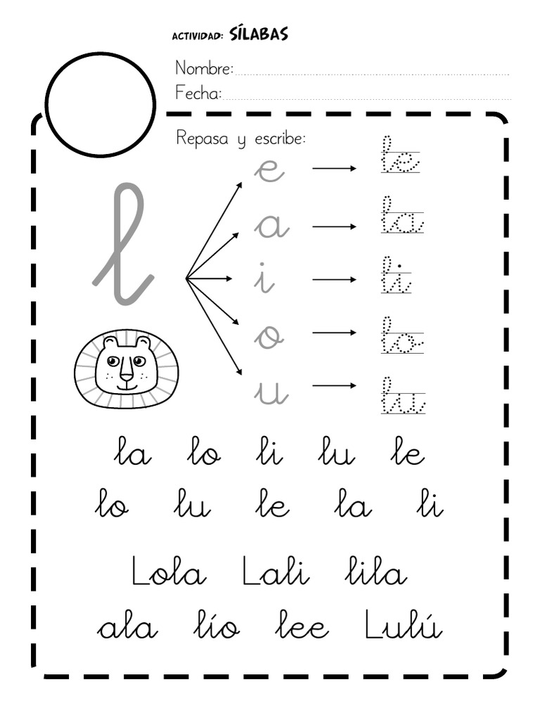 Cartilla Silabas Directas | PDF