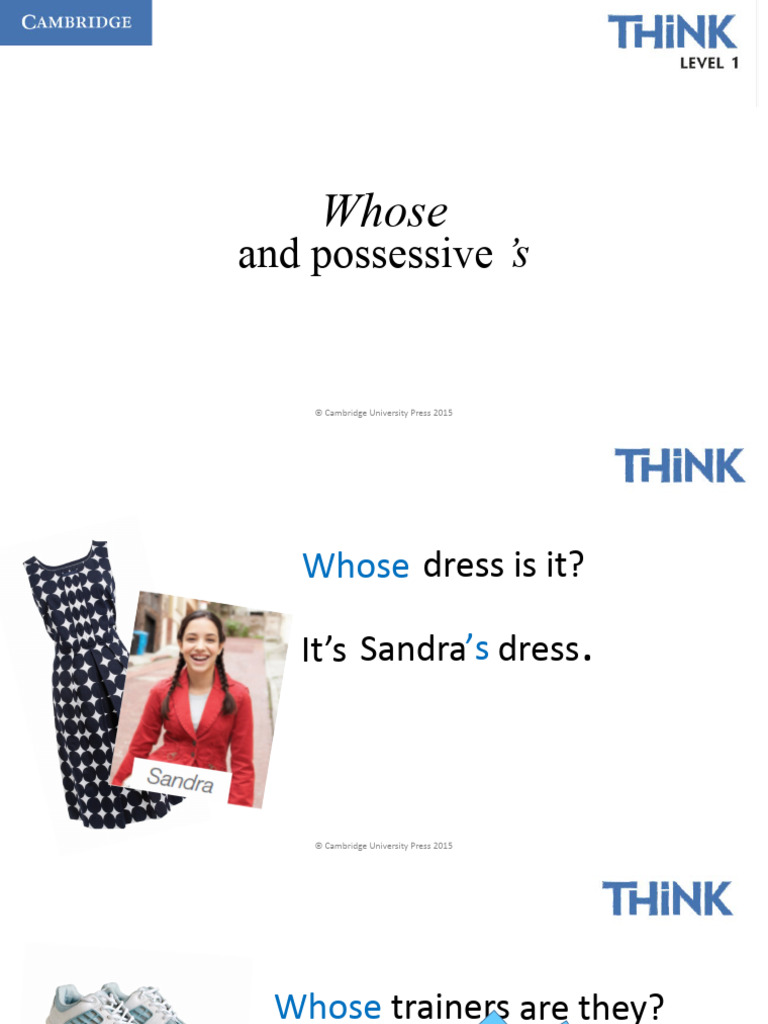 Grammar Presentation 4 Whose and Possessive S | PDF | Bart Simpson ...