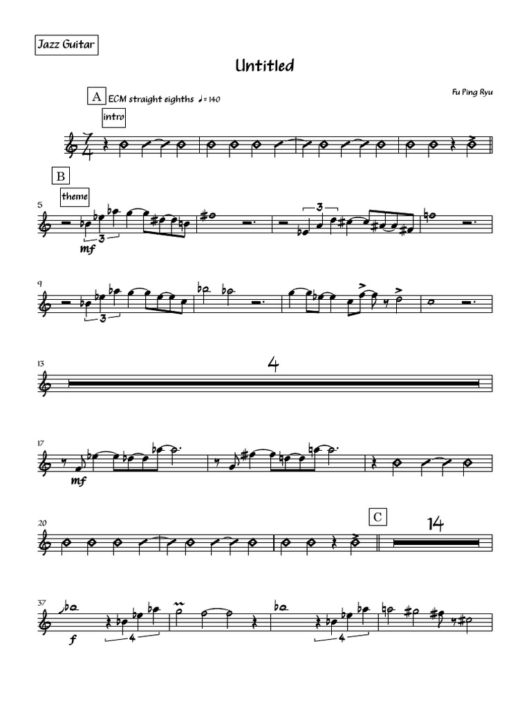 07 - Jazz Guitar - Untitled | PDF