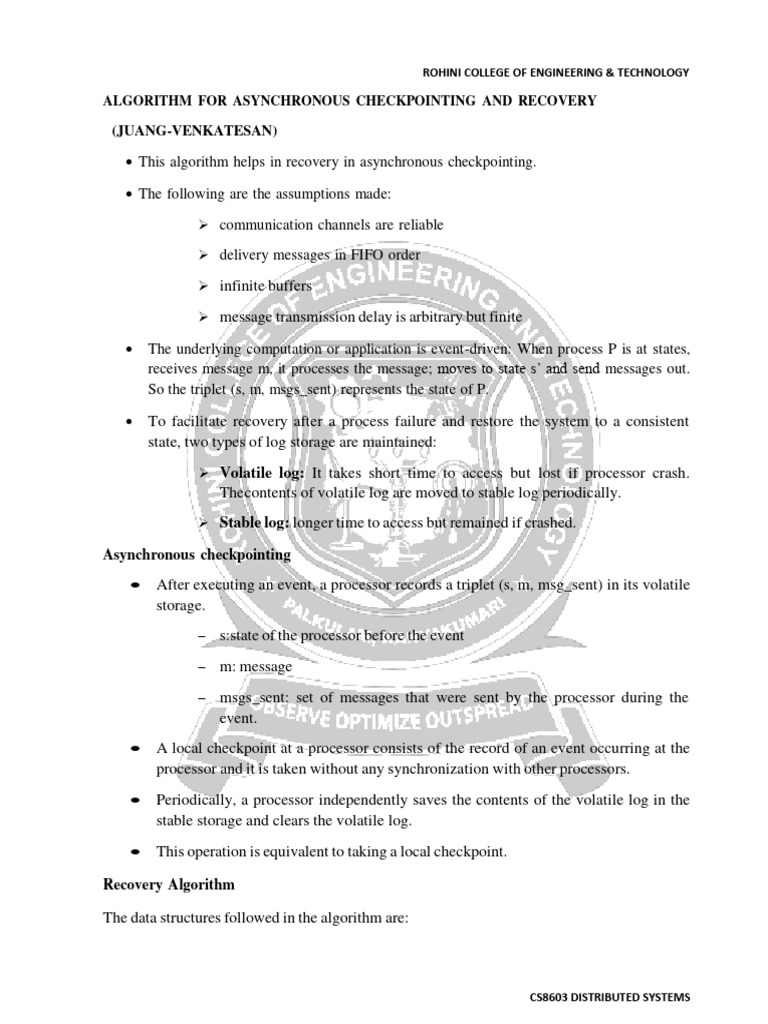 Rohini 836843492 | PDF | Computer Data Storage | Distributed Computing