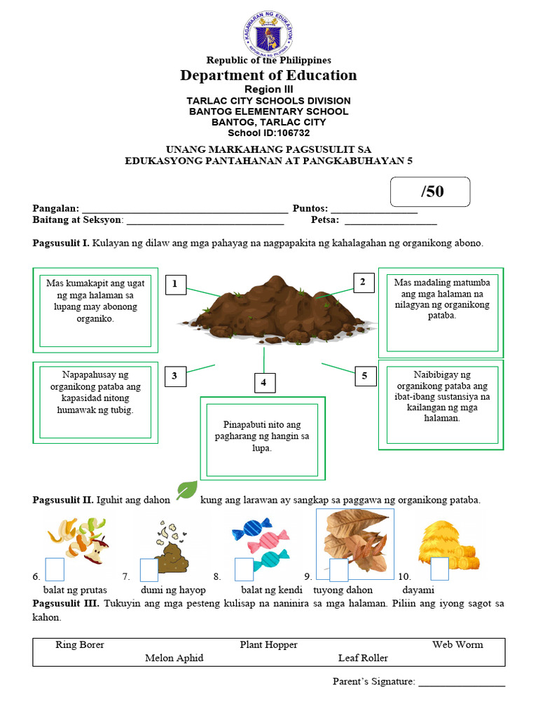 Grade 5 Q1 EPPAGRICULTURE | PDF