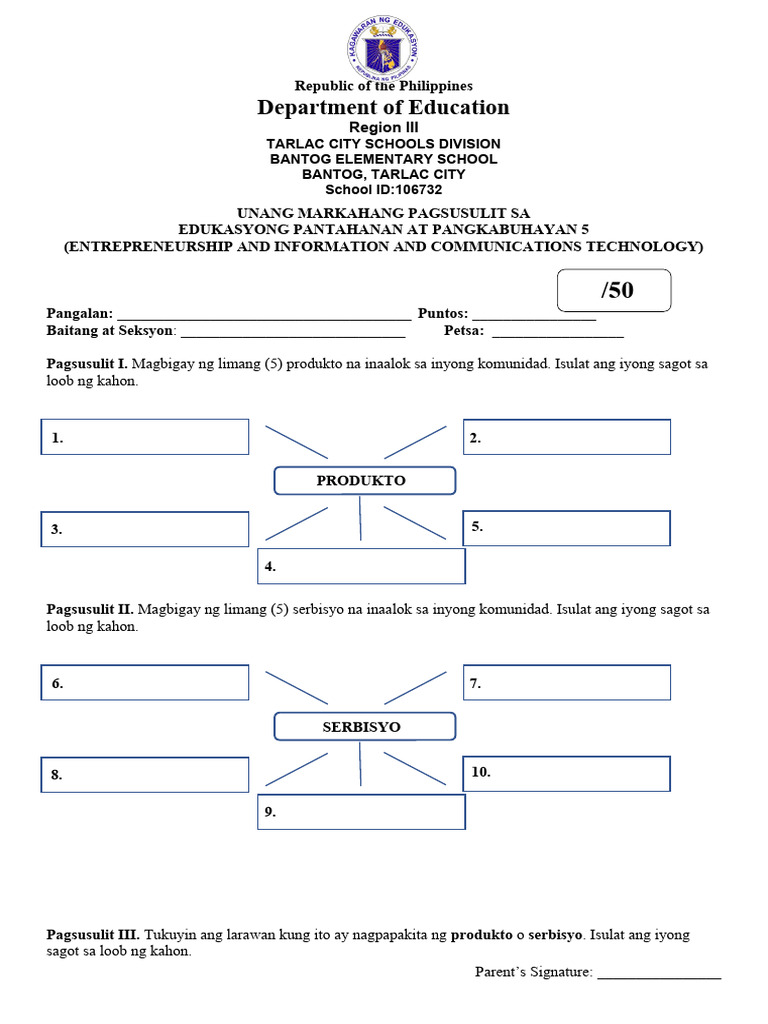 Grade 5 Q1 EPP ICT | PDF