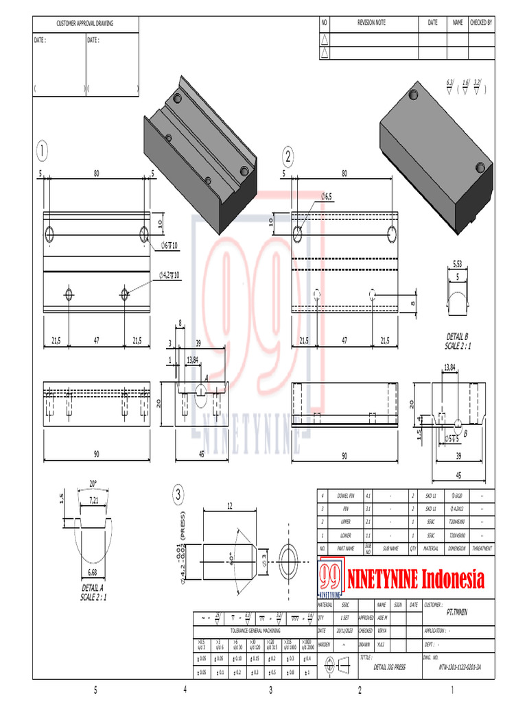 Jig Press Upper & Lower PDF | PDF