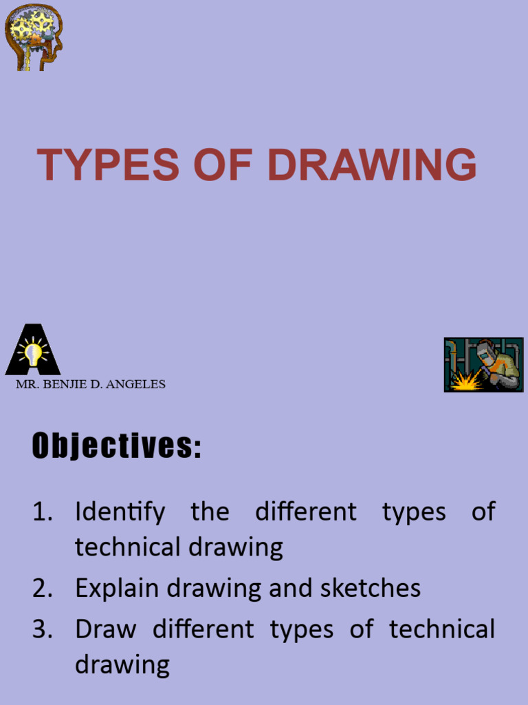 Types of Drawing | PDF | Technical Drawing | Drawing