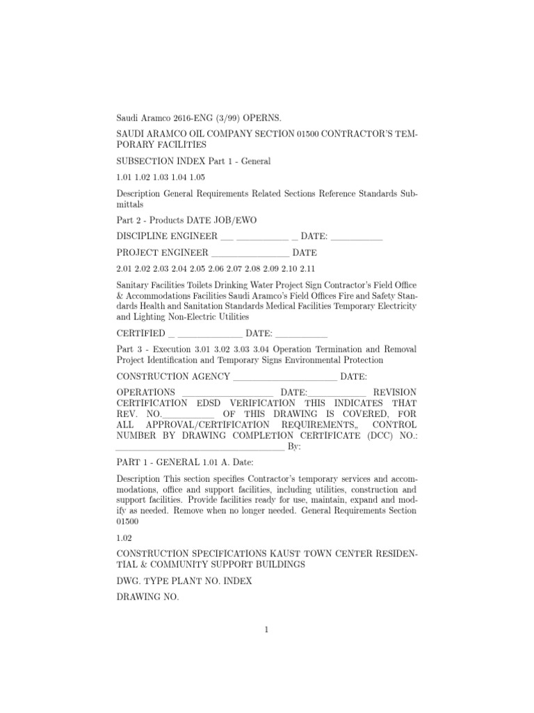 Contractor Temporary Facilities | PDF | Printer (Computing) | Desk