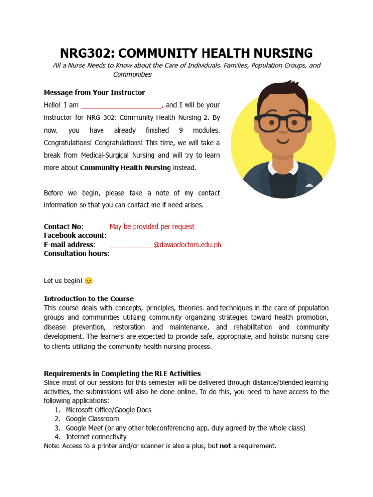 Module 1 CHN Copar | PDF | Nursing | Participatory Action Research